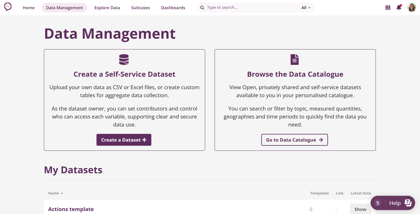 About Data Management