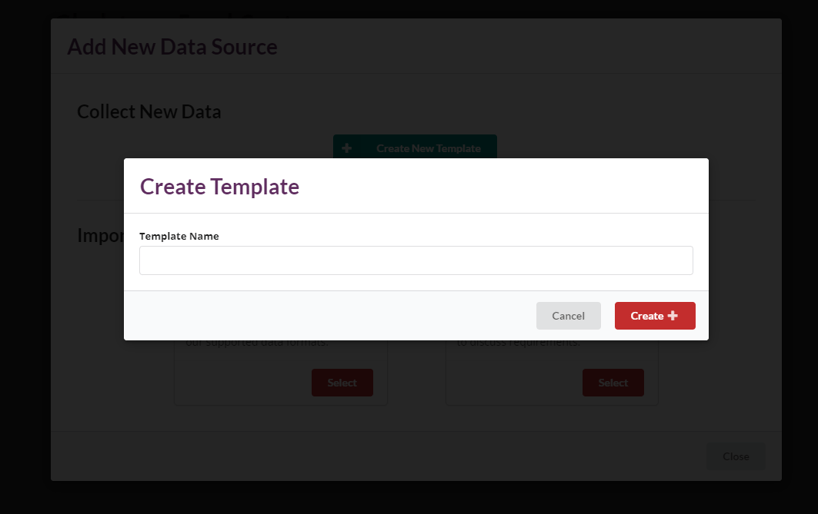 What is a Dataset Template?